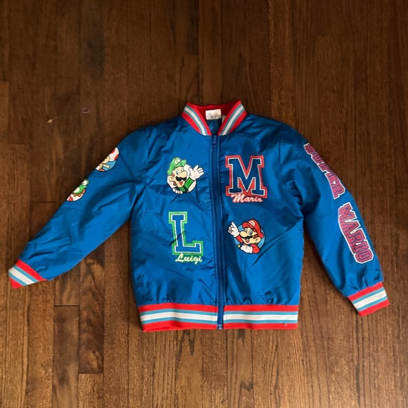 Super Mario Bros | Jackets & Coats | Super Mario Kids Blue Jacket ...